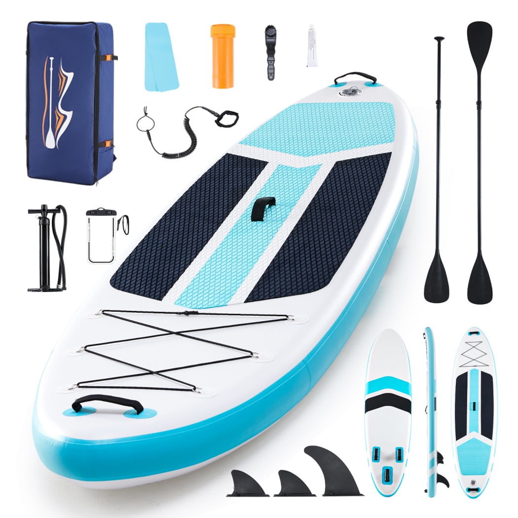 Inflatable Paddle Board, Stand Up Paddle Board Set, 2-in-1 Paddle with ...