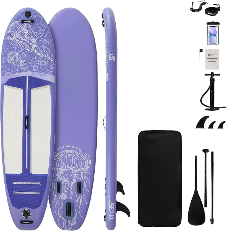 Inflatable Paddle Board,Stand Up Paddle Board Set, Extra Wide SUP Board ...
