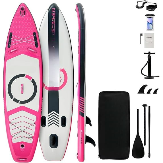 Inflatable Paddle Board,Stand Up Paddle Board Set, Extra Wide SUP Board ...