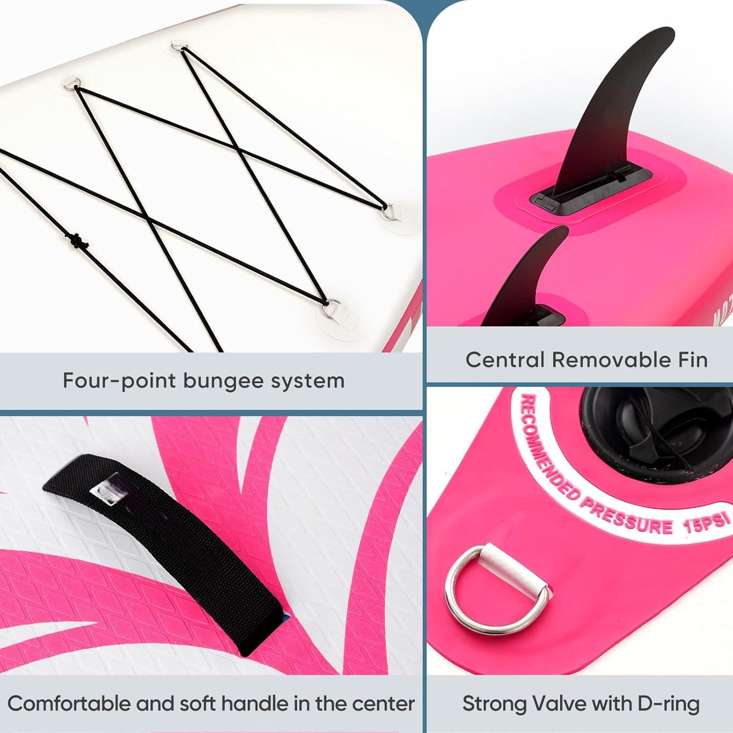 Inflatable Paddle Board,Stand Up Paddle Board Set, Extra Wide SUP Board ...