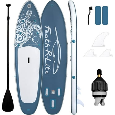 HELLONE Inflatable Stand Up Paddle Board, 10'6" Paddle Boards with ...