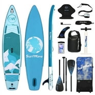 Goplus Large Inflatable SUP Board, Portable Paddle Board with 5D rings ...