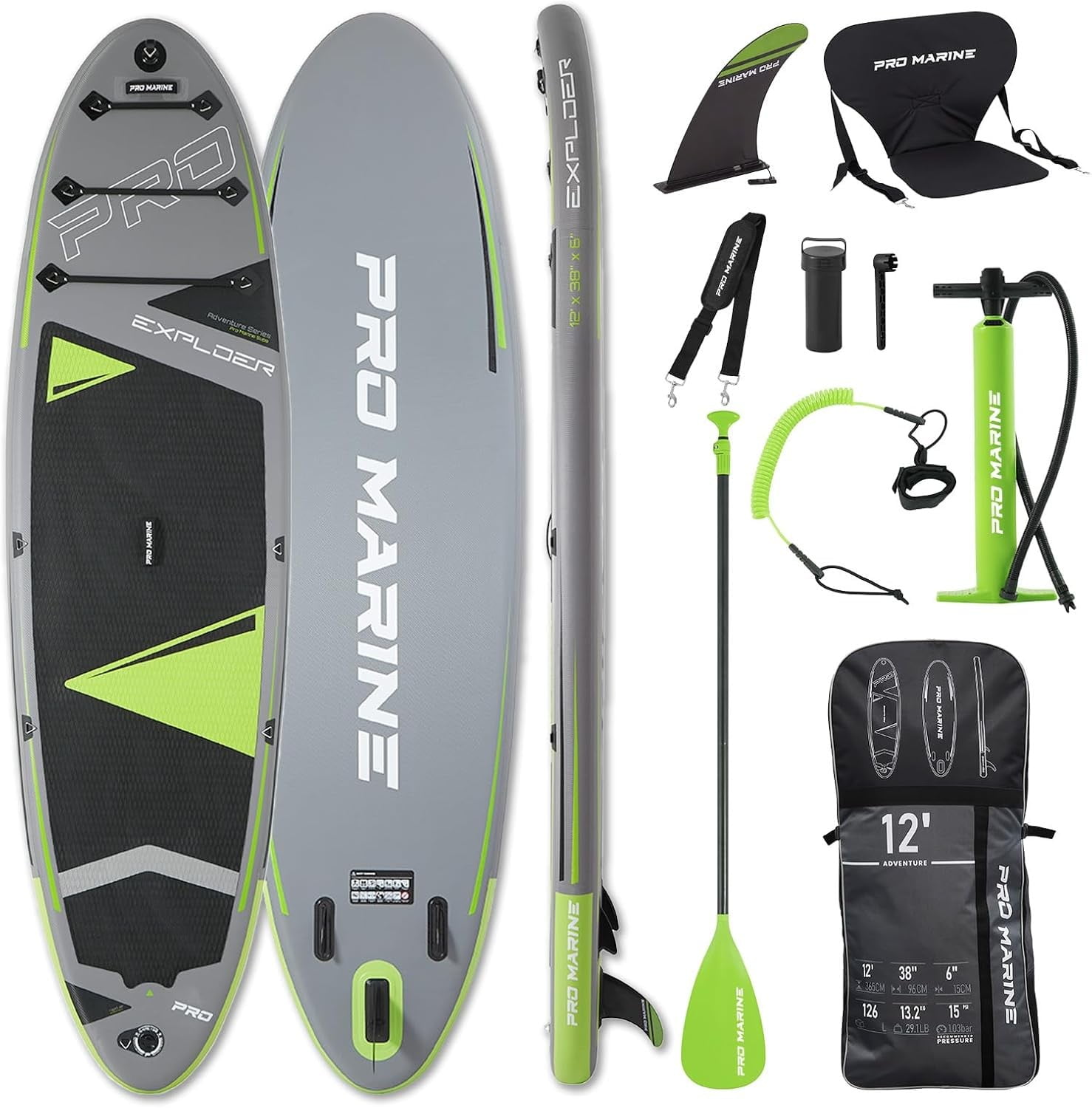 Inflatable Paddle Boards Stand Up Paddleboard ,Adjustable Paddle with ...