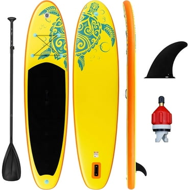 Goplus Small Inflatable SUP Board, Portable Paddle Board with 5D rings ...