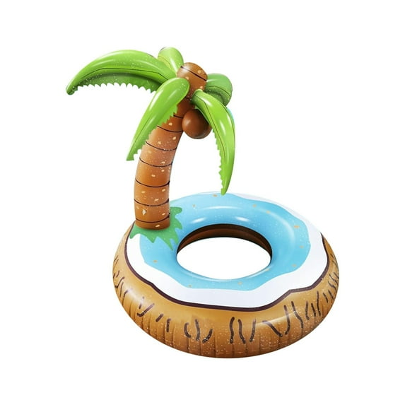 Inflatable Palm Tree Pool Float 48 Inch Giant Coconut Pool Floaties ...