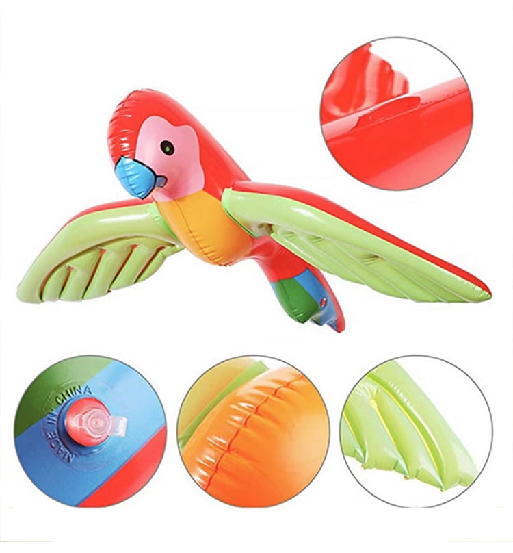 Inflatable Parrot Blow Up Cute Lifelike Flying Parrot Birds Inflates ...