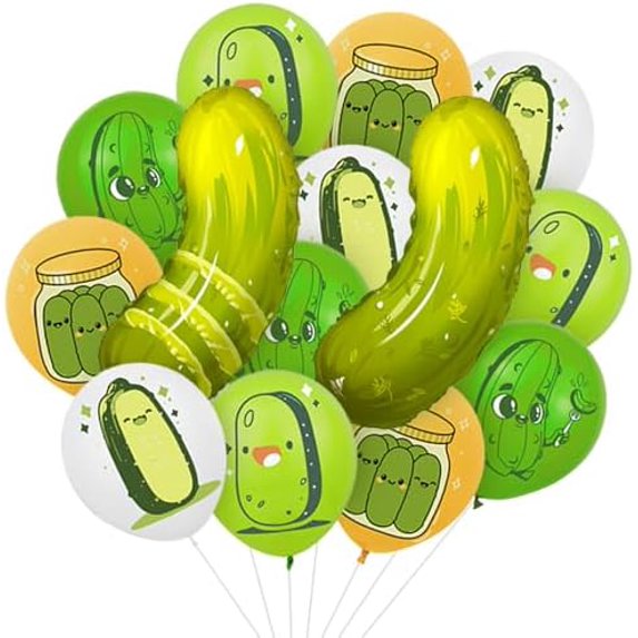 Inflatable Pickle Balloons Funny Food Pickle Cucumber Theme Party ...