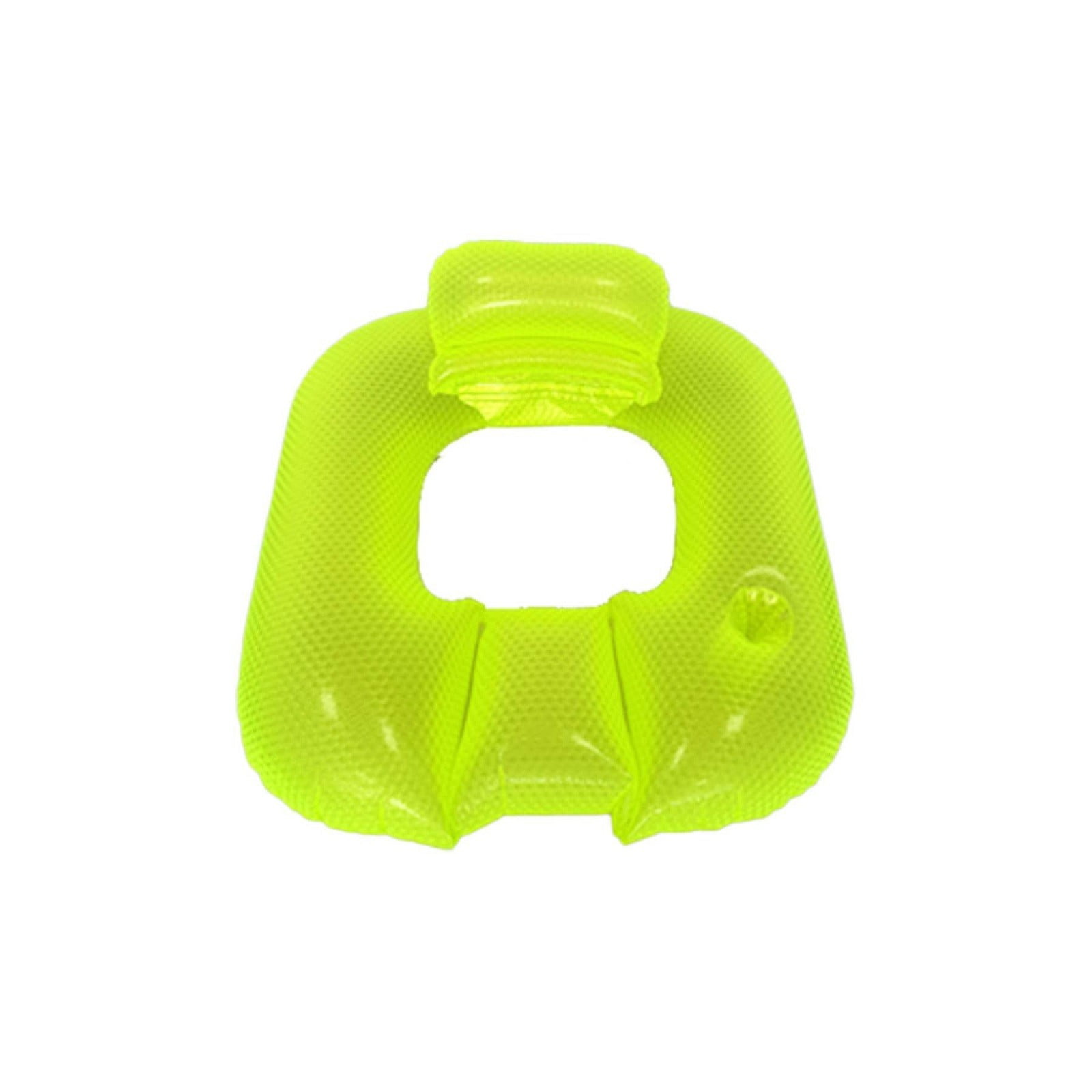 Inflatable Pink Pool Seat with Backrest and Cup Holder, Comfortable ...