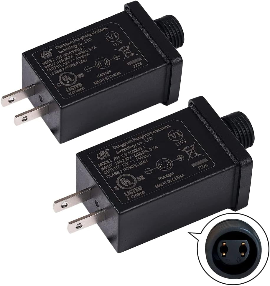 Inflatable Plug Replacement Power Adapter, 1.5A Class 2 Power Supply ...