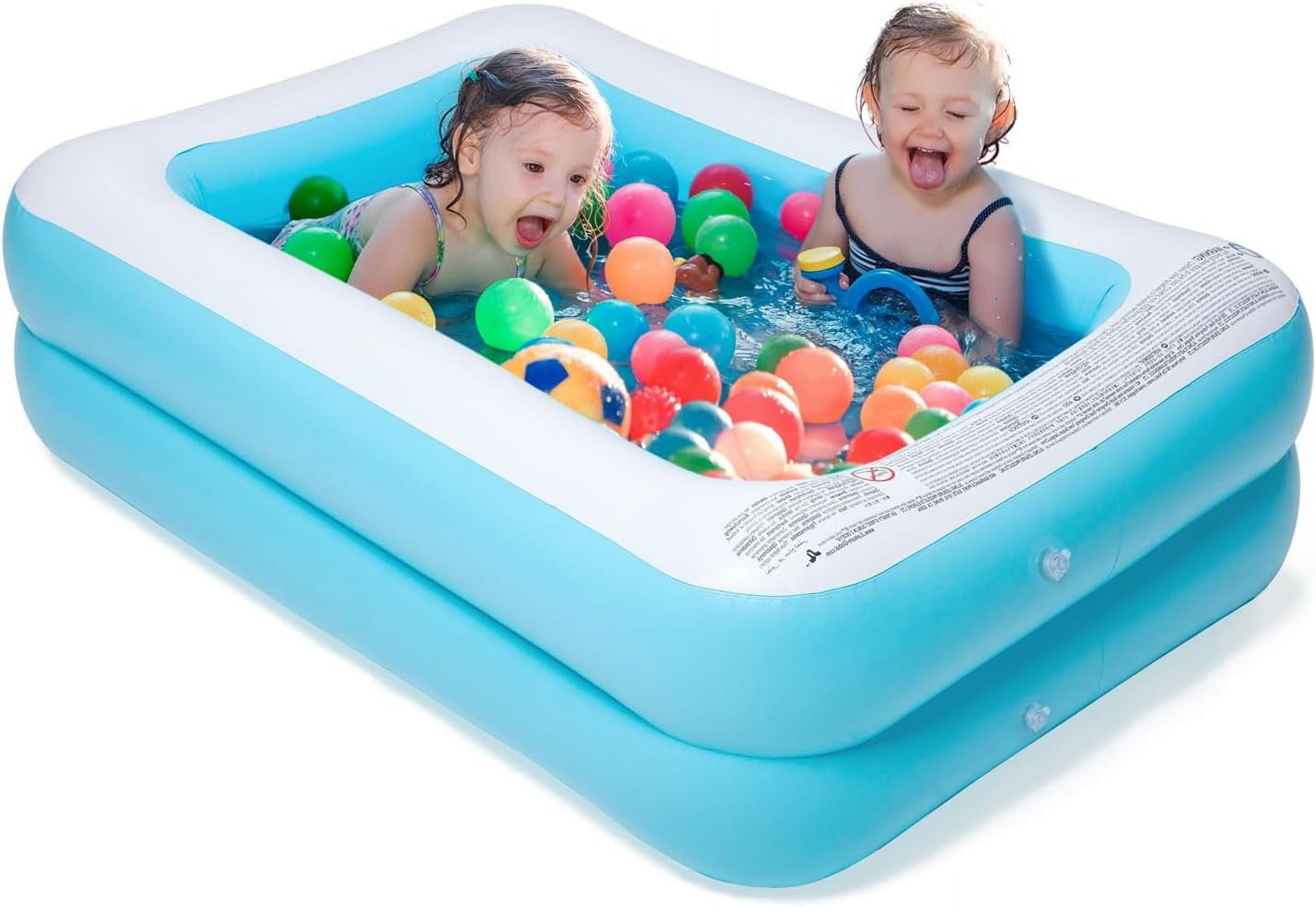 Inflatable Pool 61"x42"x18" Pools Swim Inflatable Pool , Easy Set for ...