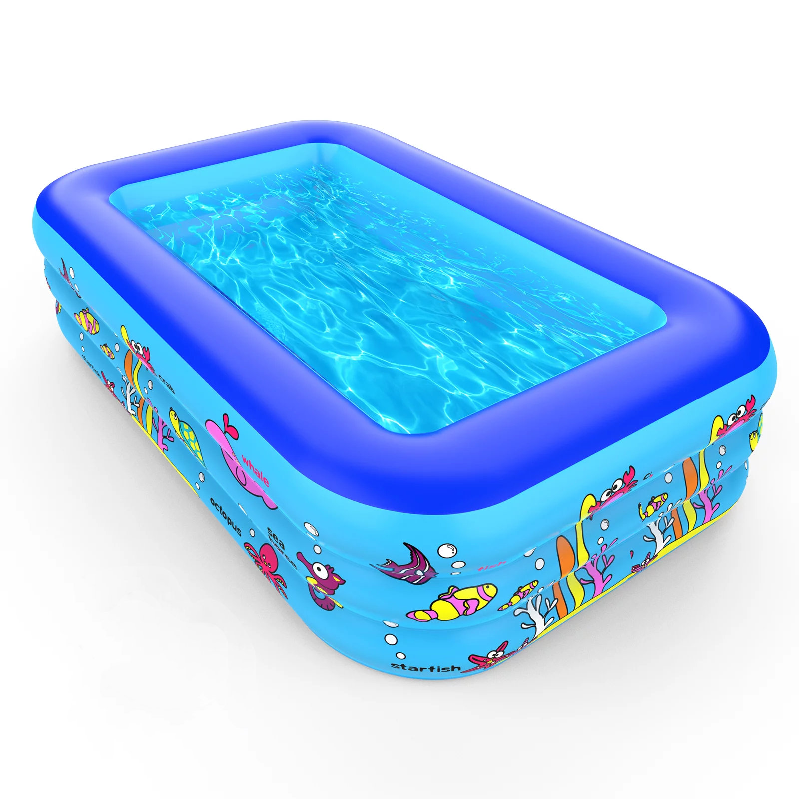Intex Swim Center Family Lounge Inflatable Pool, 90" X 90" X 26" Ages 3 ...