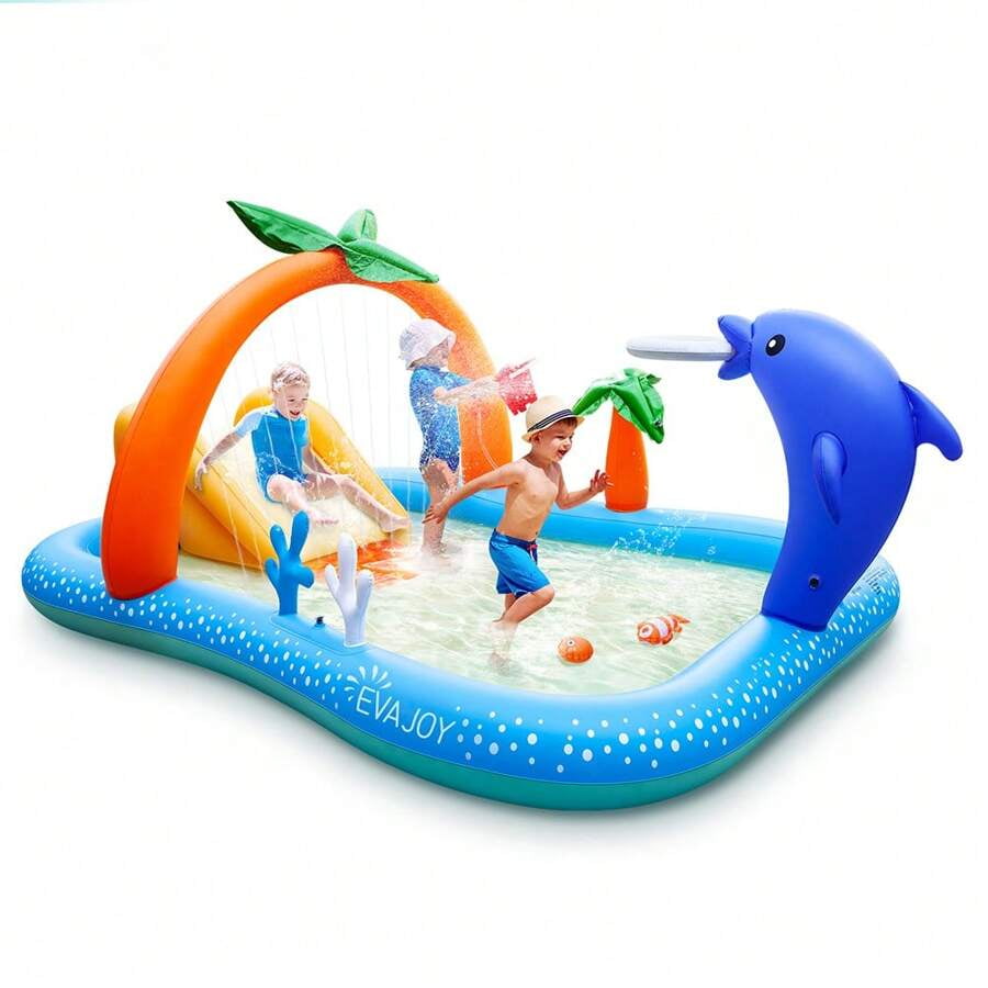 NOBRAND Inflatable Rectangular Kiddie Pool, 95 X 75 X 40in - Walmart.com