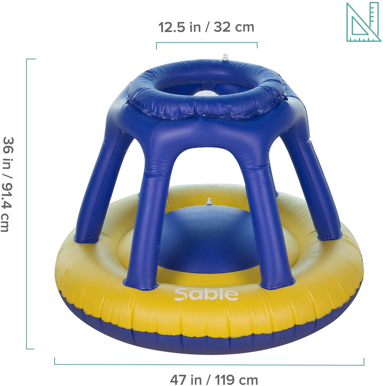 Inflatable Pool Basketball Hoop with one Basketball Water Games WB09 ...