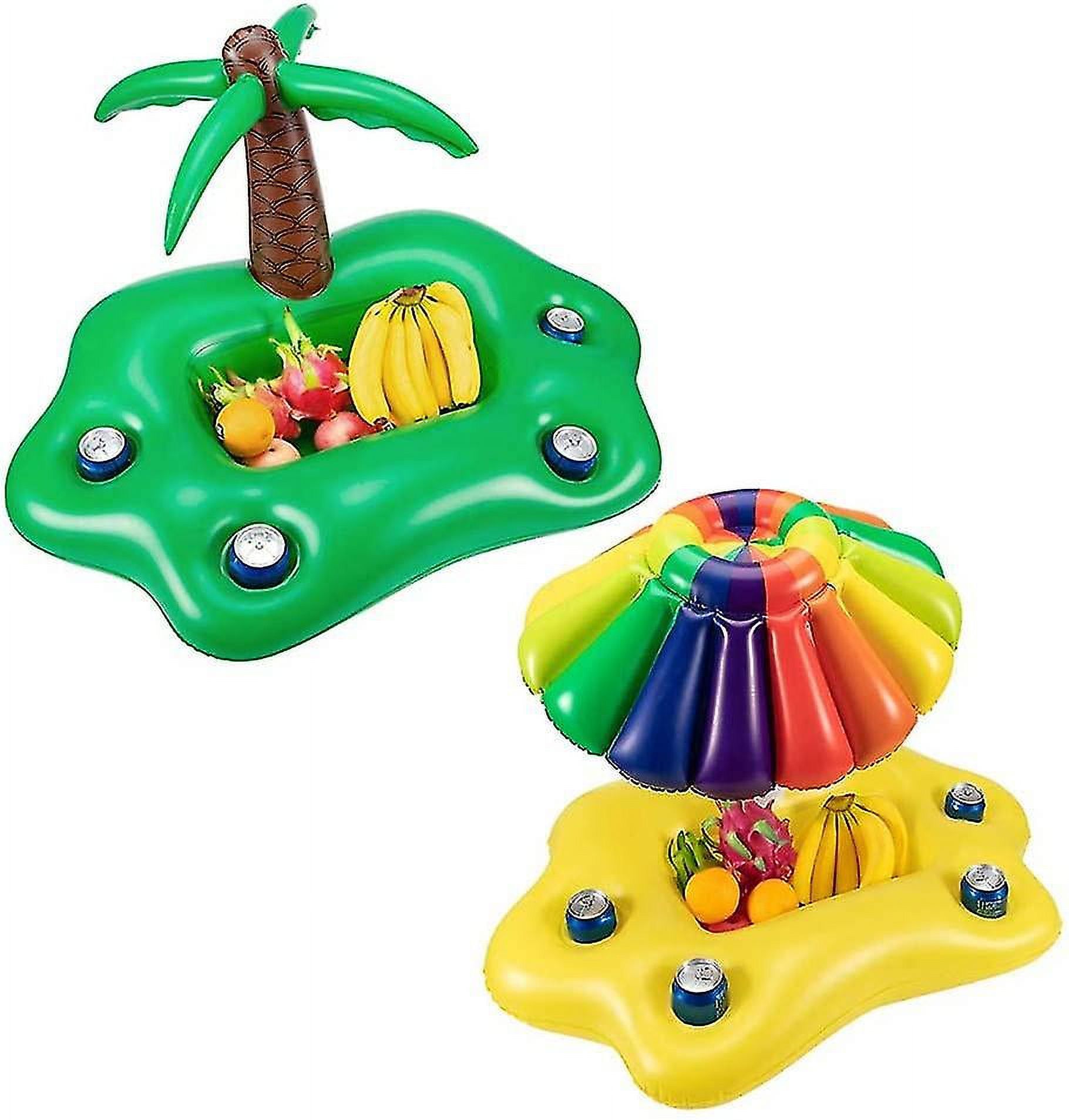 Inflatable Pool Drink Holders - Floating Pool Bar for Swimming Pool Beach Party - 90x60x65cm ...