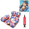 Inflatable Pool Float Chair, Pool Floats Adult, Water Floating Lounge ...