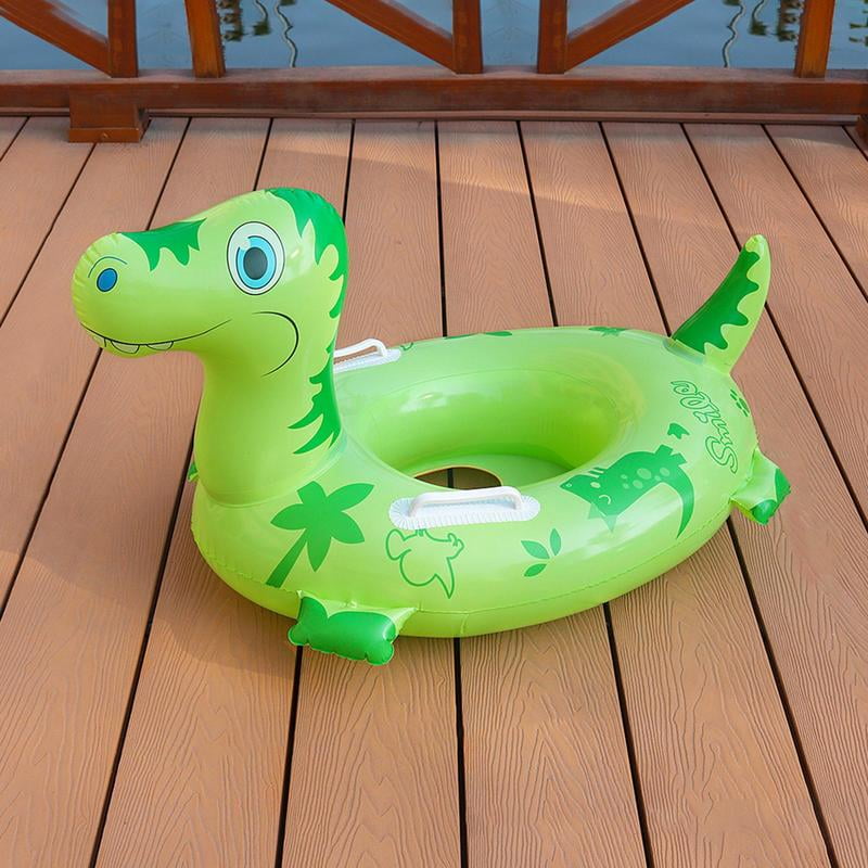 Inflatable Pool Float Dinosaur Pool Tube Ring Sun Tanning Pool Floaties ...