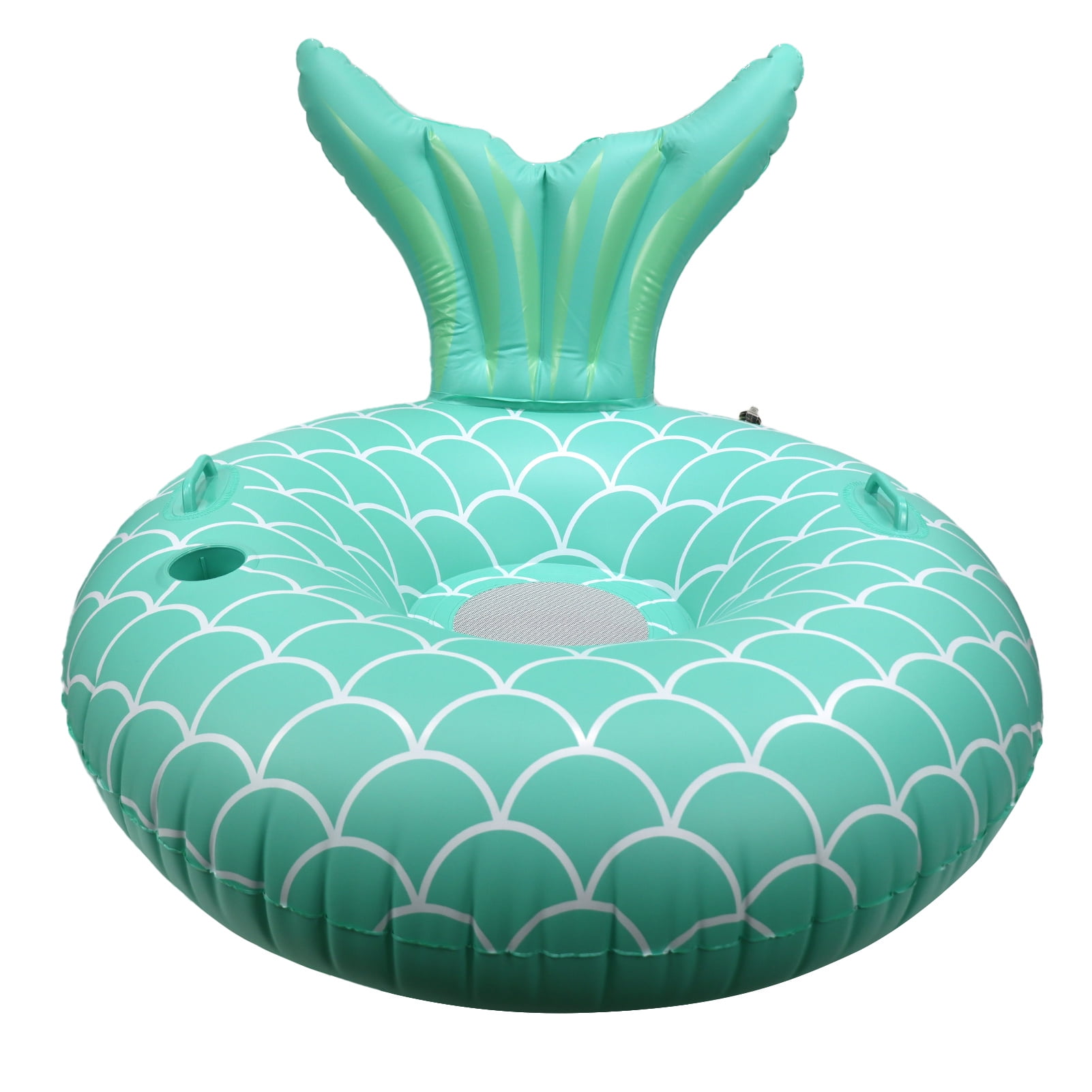 Walmart Inflatable Pool Float, Beach Chair with Cup Holder, Swimming ...