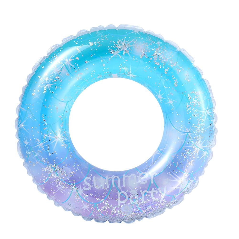 Inflatable Pool Float - Round Thickening Pool Float, Inflatable ...