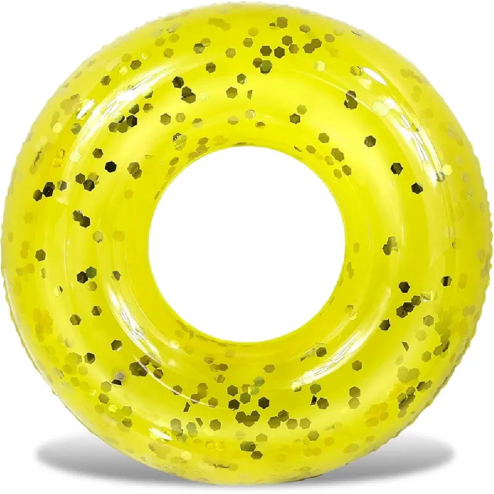 Inflatable Pool Float Tube Confetti Premium Swim Ring Heavy Duty Vinyl ...