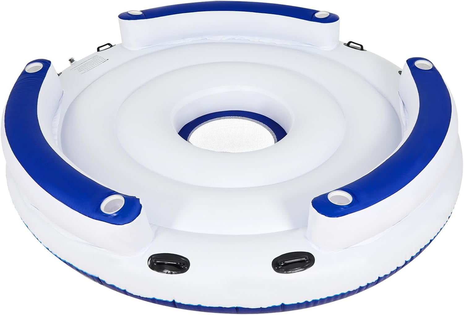 Inflatable Pool Floats, 2-3 Person Giant Pool Float Lounger with Cup ...