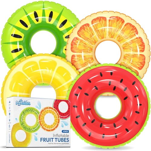 Inflatable Pool Floats (3 Pack) | Large Fruit Pool Floaties (32 ...