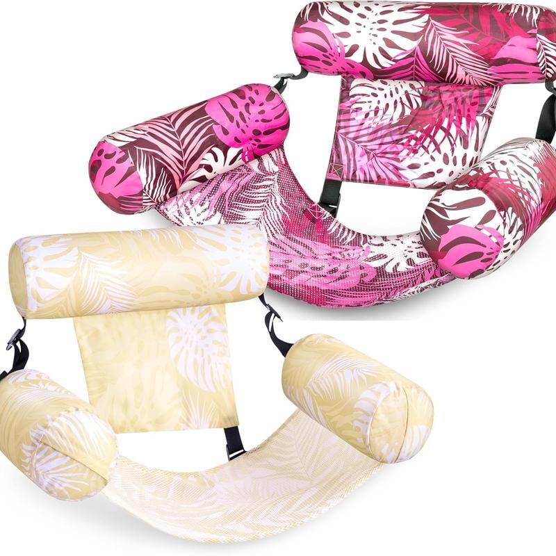 Inflatable Pool Floats Adult, 2 Packs / 1 Pack Floating Lounge Chairs ...