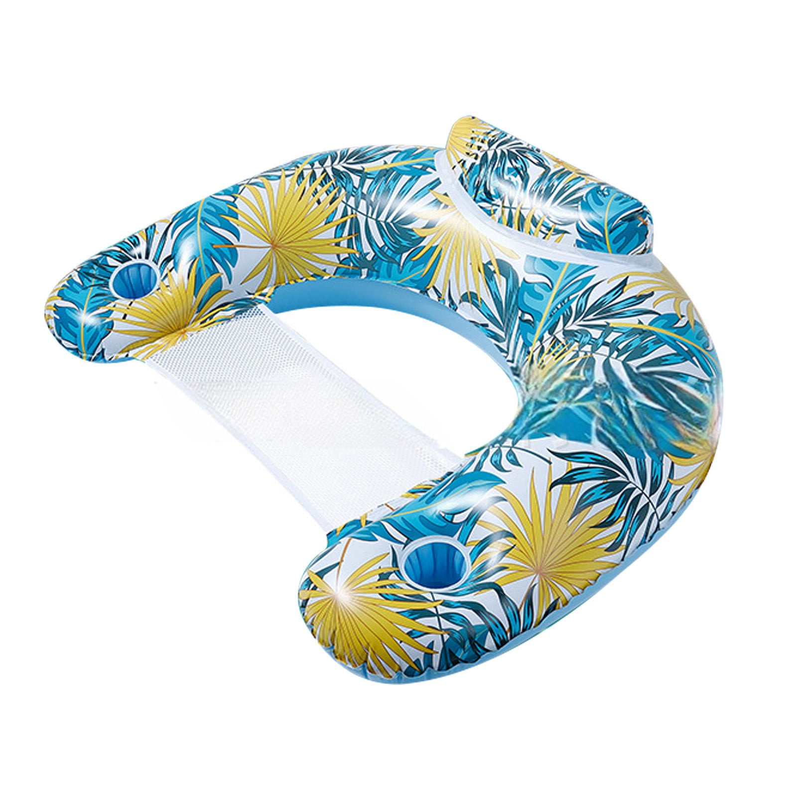 Inflatable Pool Floats Adult Pool Chairs With Cup Holders Blow Up ...
