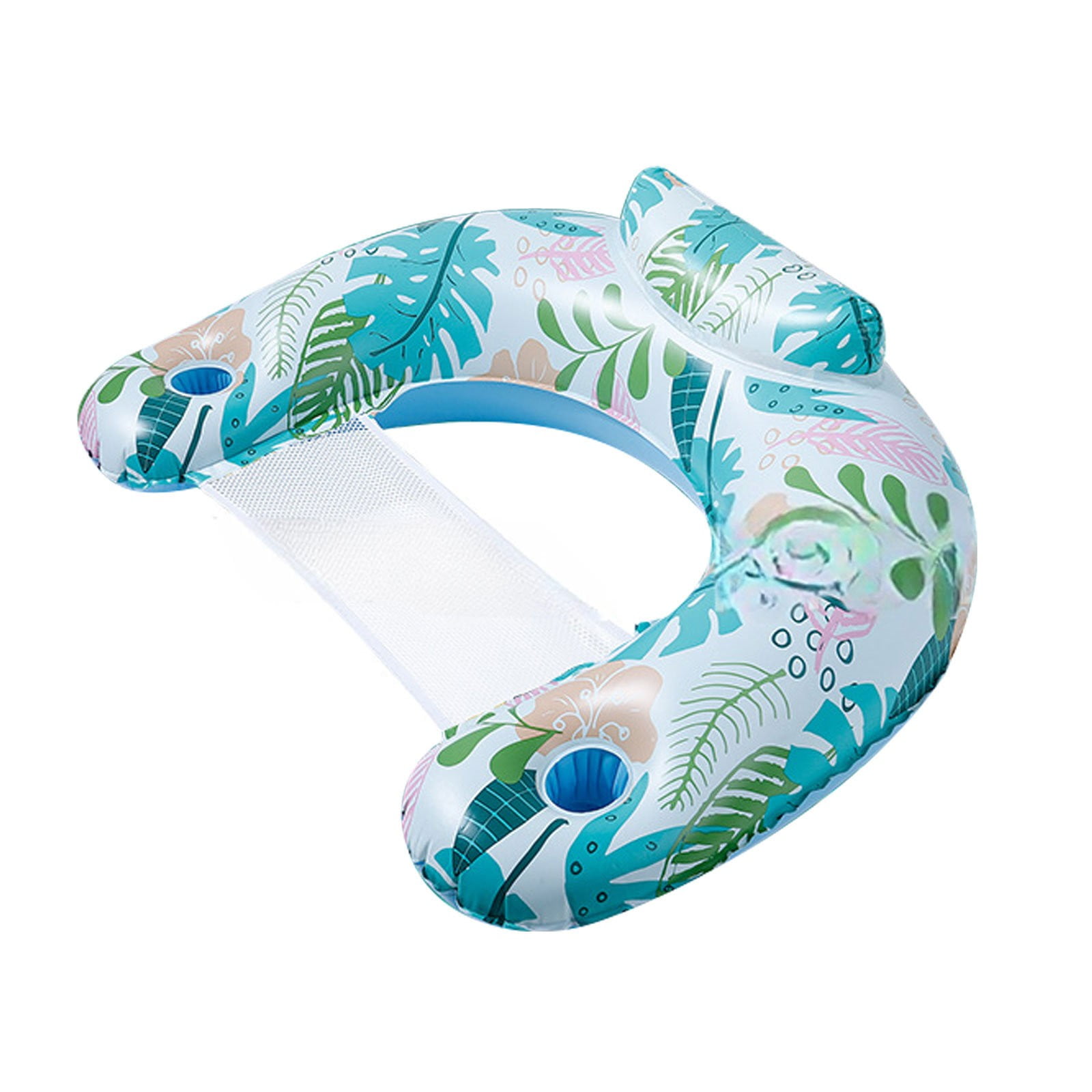 Inflatable Pool Floats Adult Pool Chairs With Cup Holders Blow Up ...