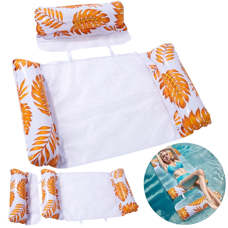 Inflatable Pool Floats Multi-Purpose 2-in-1 Floating Pool Chair Water ...