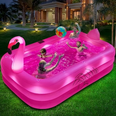 "Hyindoor Foldable Non-Inflatable Pool for Adults & Kids, Anti-Slip ...