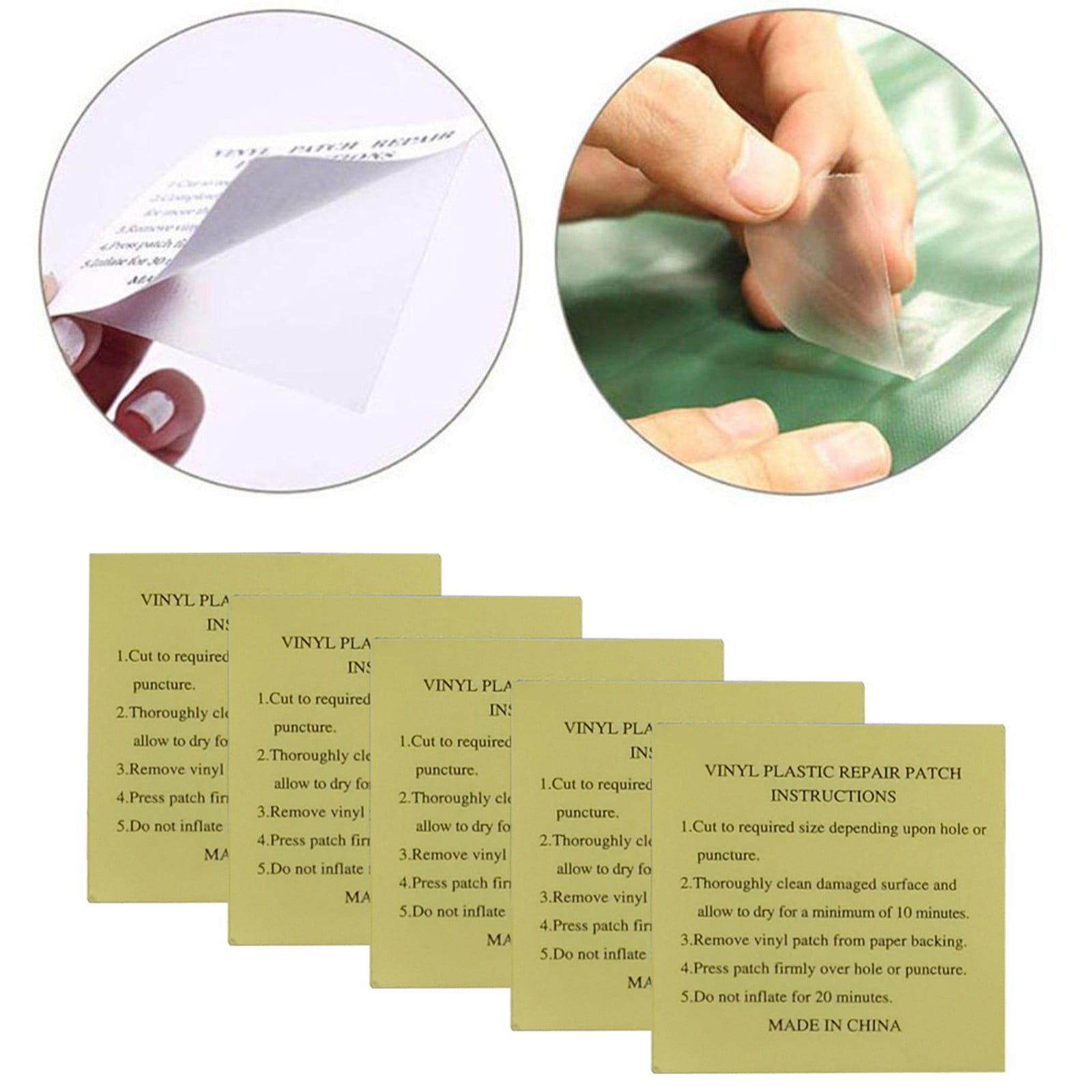 Inflatable Product Special Repair Patch Pool Glue Repair 5PC Smooth on ...