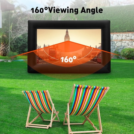 Mega Inflatable Movie Screen - Over 9' DIAGONAL - Walmart.com
