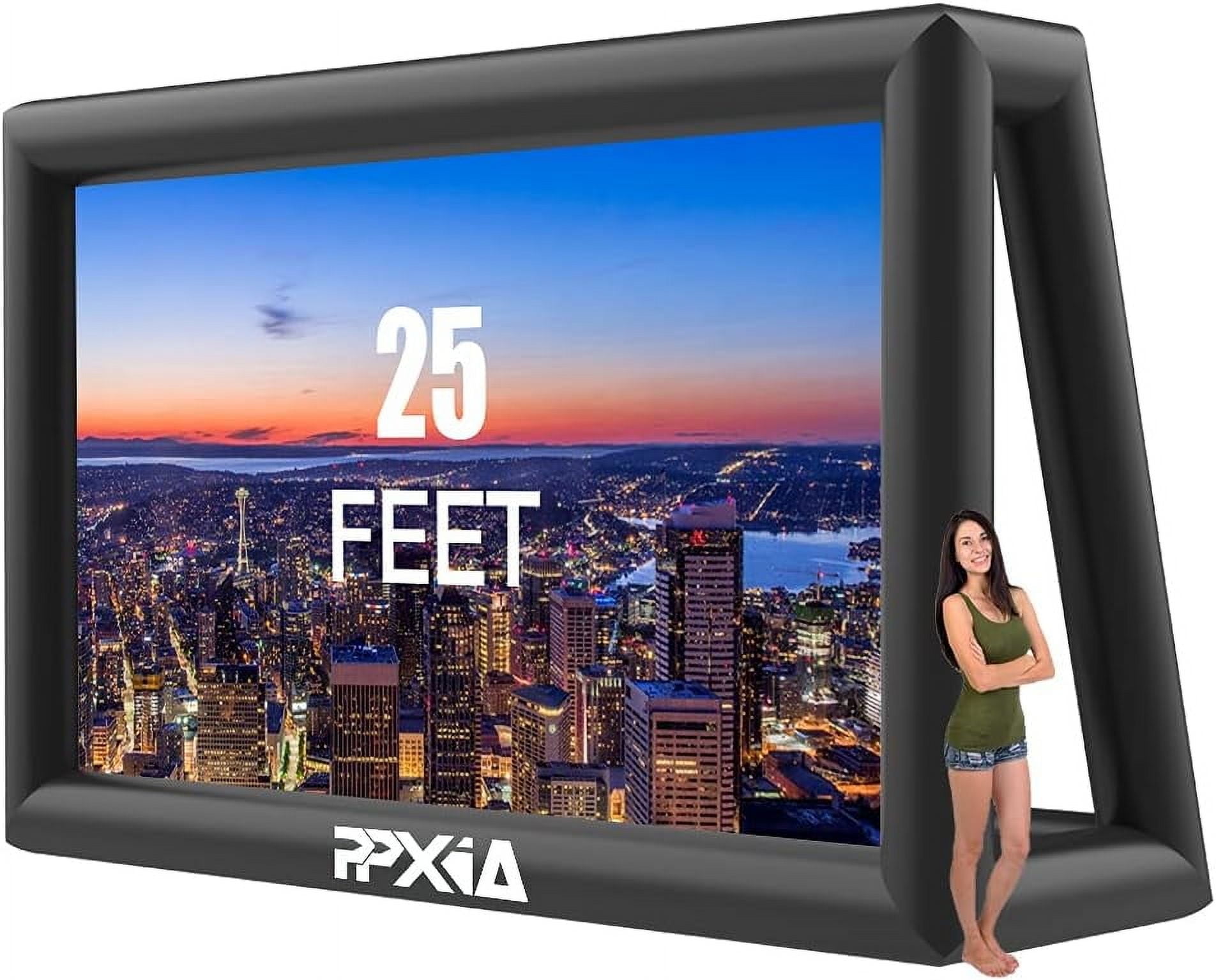 Inflatable Projector Screen 25FT, Blow Up Projection Screen with Air ...