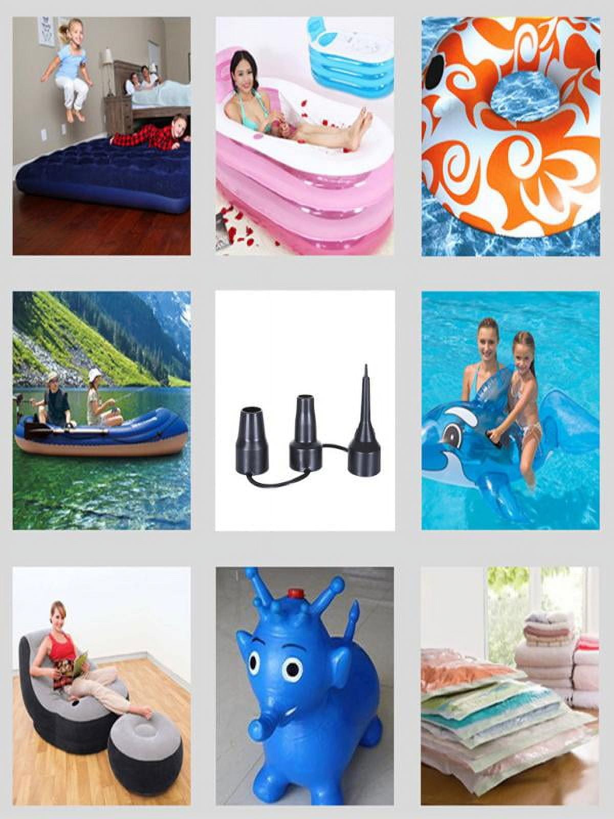 Inflatable Pump Adapter Nozzle Pump Nozzle Head Air Inflator Adaptor ...