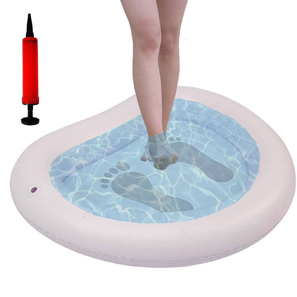 Inflatable Pvc Footbath Inflatable Beach Footbath Pool Entrance Ladder ...