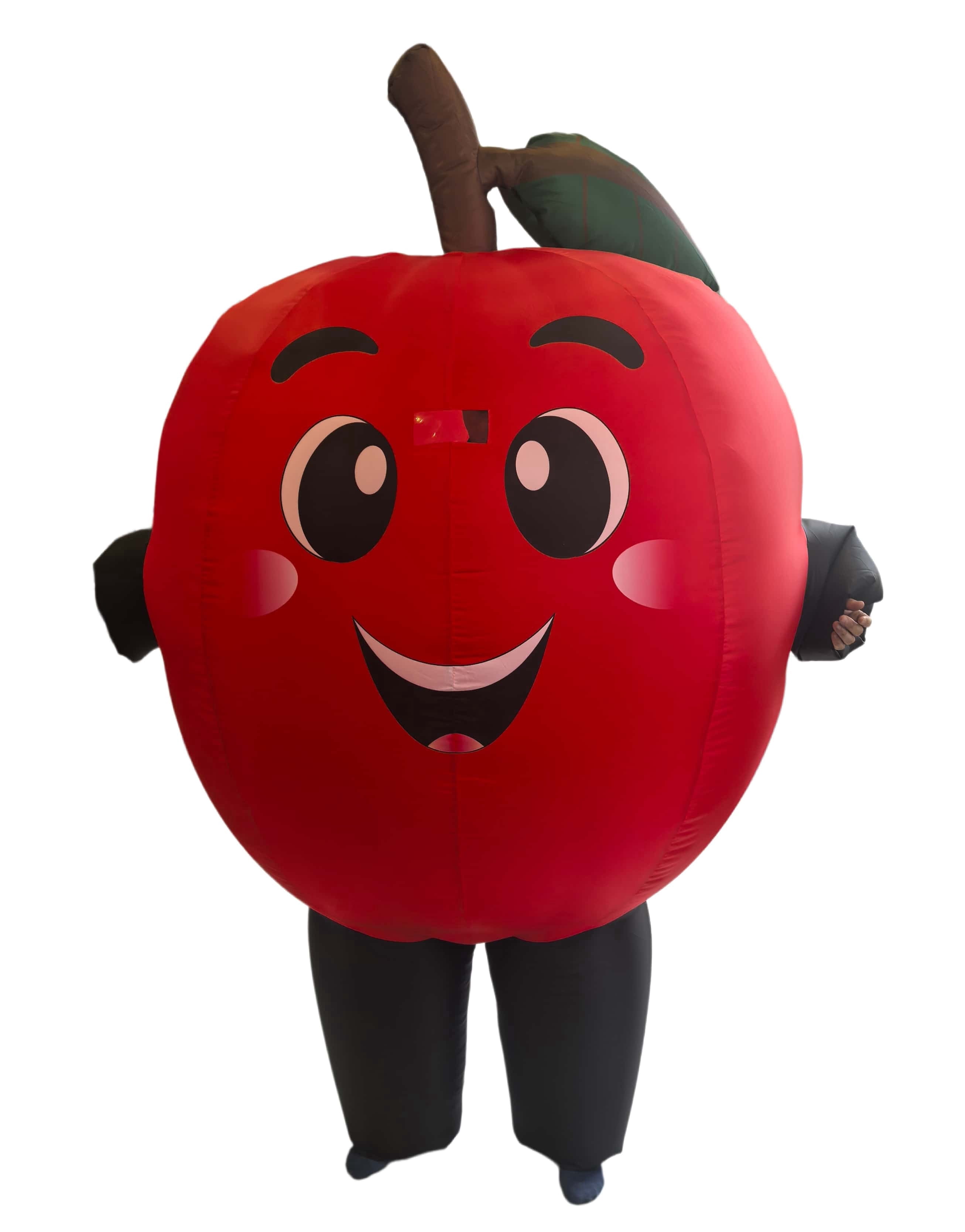 Inflatable Red Apple Costume, Funny Fruit Halloween Outfit for Adults ...