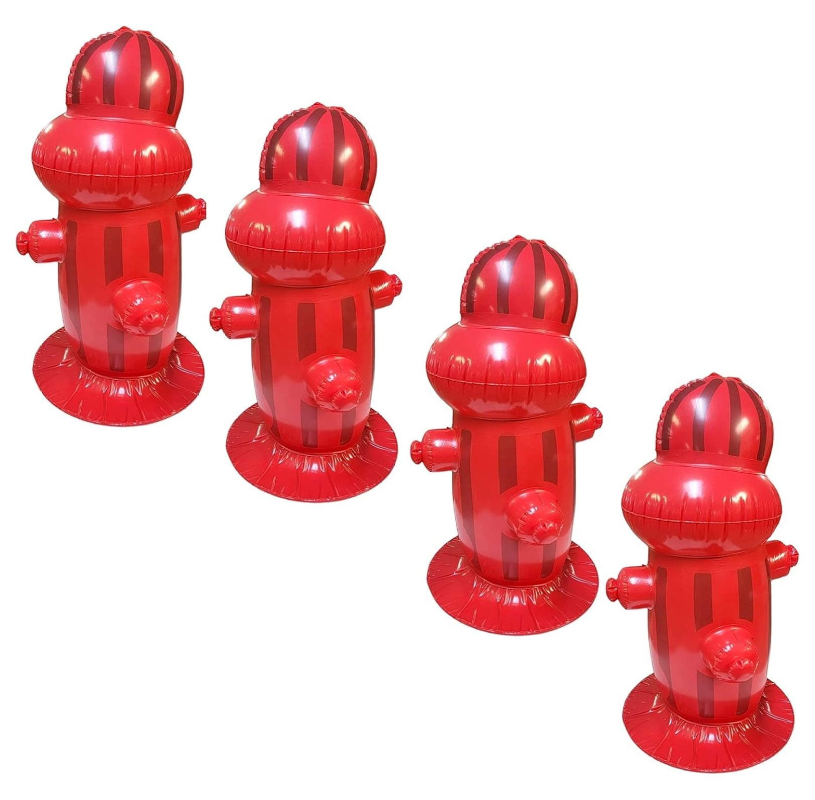 Inflatable Red Fire Hydrant. (About 20") Vinil. Firefighters Retirement ...