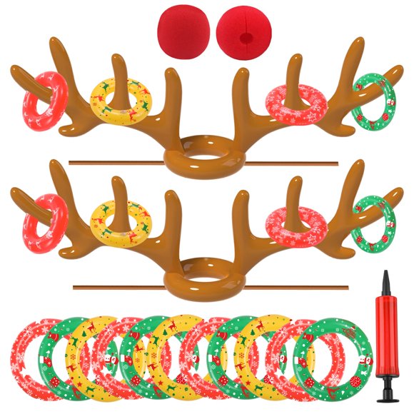 Inflatable Reindeer Ring Toss