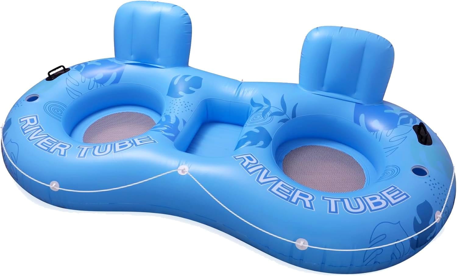 Inflatable River Tube Float for 2 Person, Extra Large Heavy-Duty Raft ...