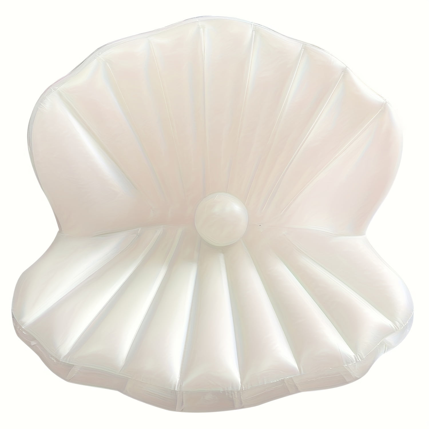 Inflatable Seashell Pool Float | Air-Filled Clam Toys With Pearl Ball ...