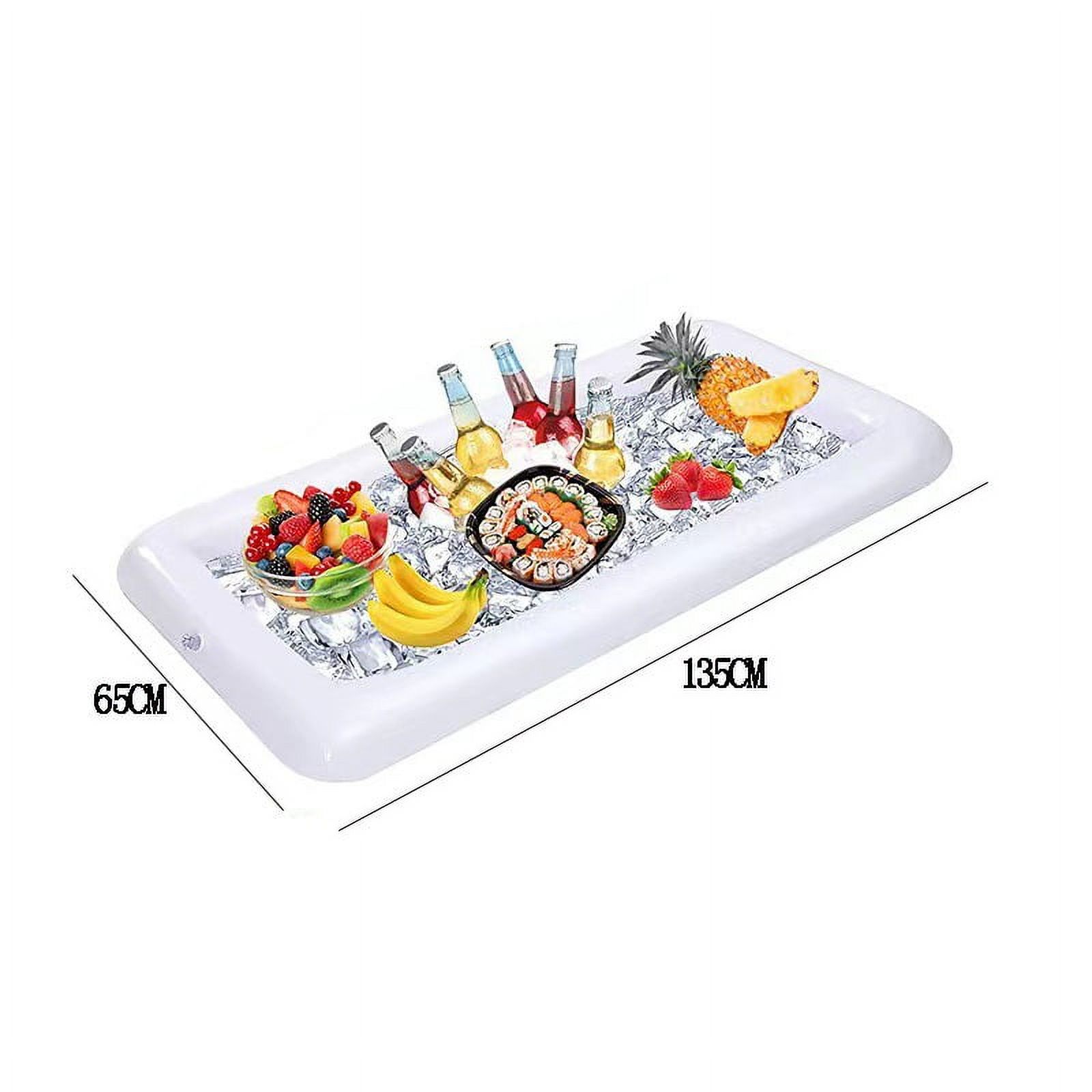 Inflatable Serving Bar Salad Ice Tray Food Drink Containers BBQ Picnic ...