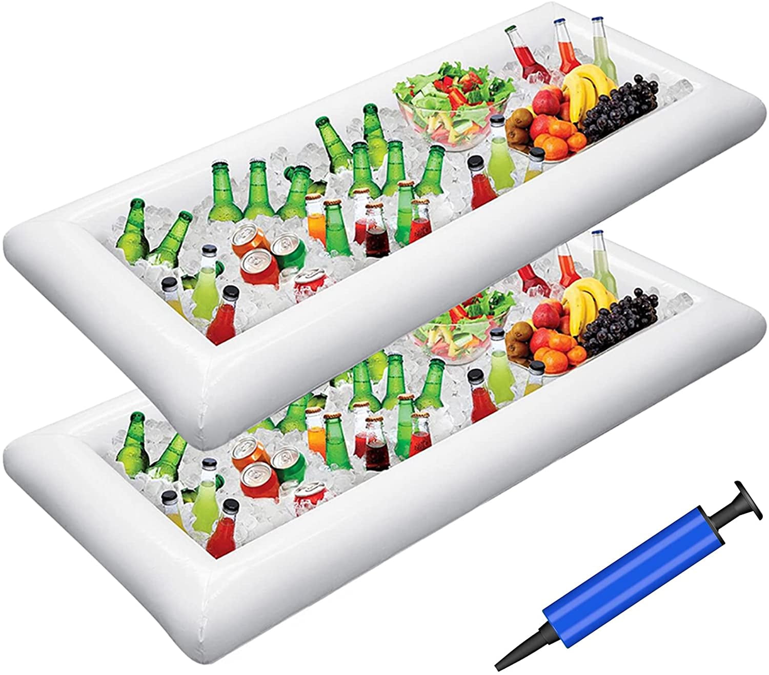 Inflatable Serving Bars Ice Buffet Salad Serving Trays Food Drink ...