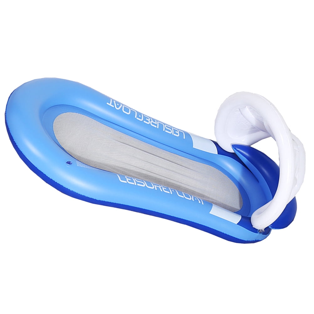 Inflatable Shed Sunshade Floating Bed PVC Collapsible Recliner Swimming ...