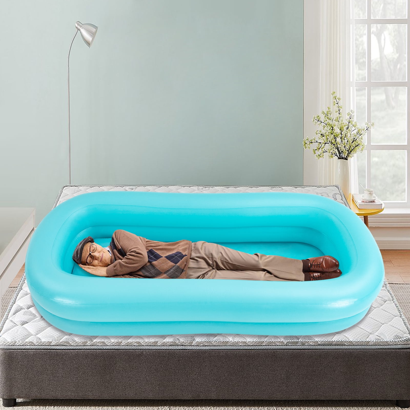 Inflatable Shower Bed Bathtub for Safe and Convenient Use, Perfect for ...