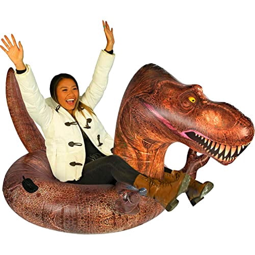 Inflatable Snow Animal Sleds & Snow Tubes. (Giant Dinosaur Inflatable T ...