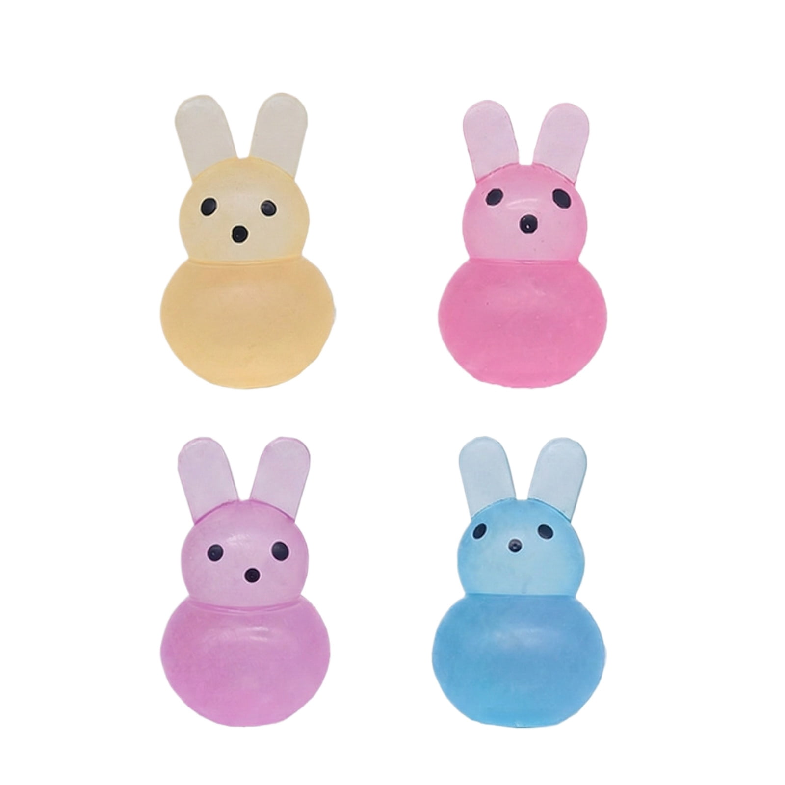 Inflatable Snow Pile Bunny Stress Relief Ball – Easter Slow Rising ...