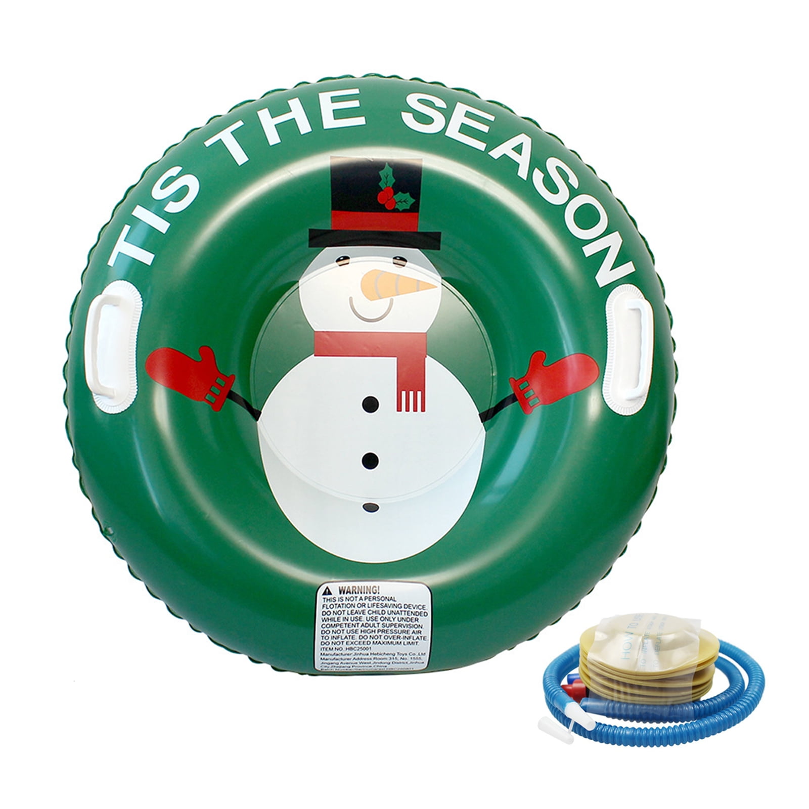 Inflatable Snow Tube For Winter Outdoor Activity Thickened Nonslip Base ...