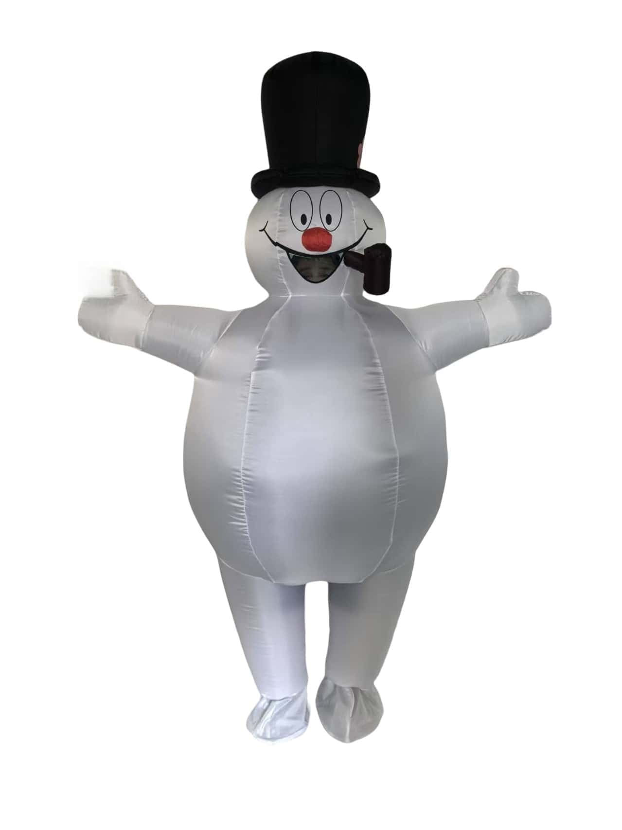 Inflatable Snowman Costume, Unisex Adult One Size, Christmas Halloween ...