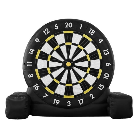 Inflatable Soccer Dart Board - 10ft High with Air Pump & 9 Balls ...