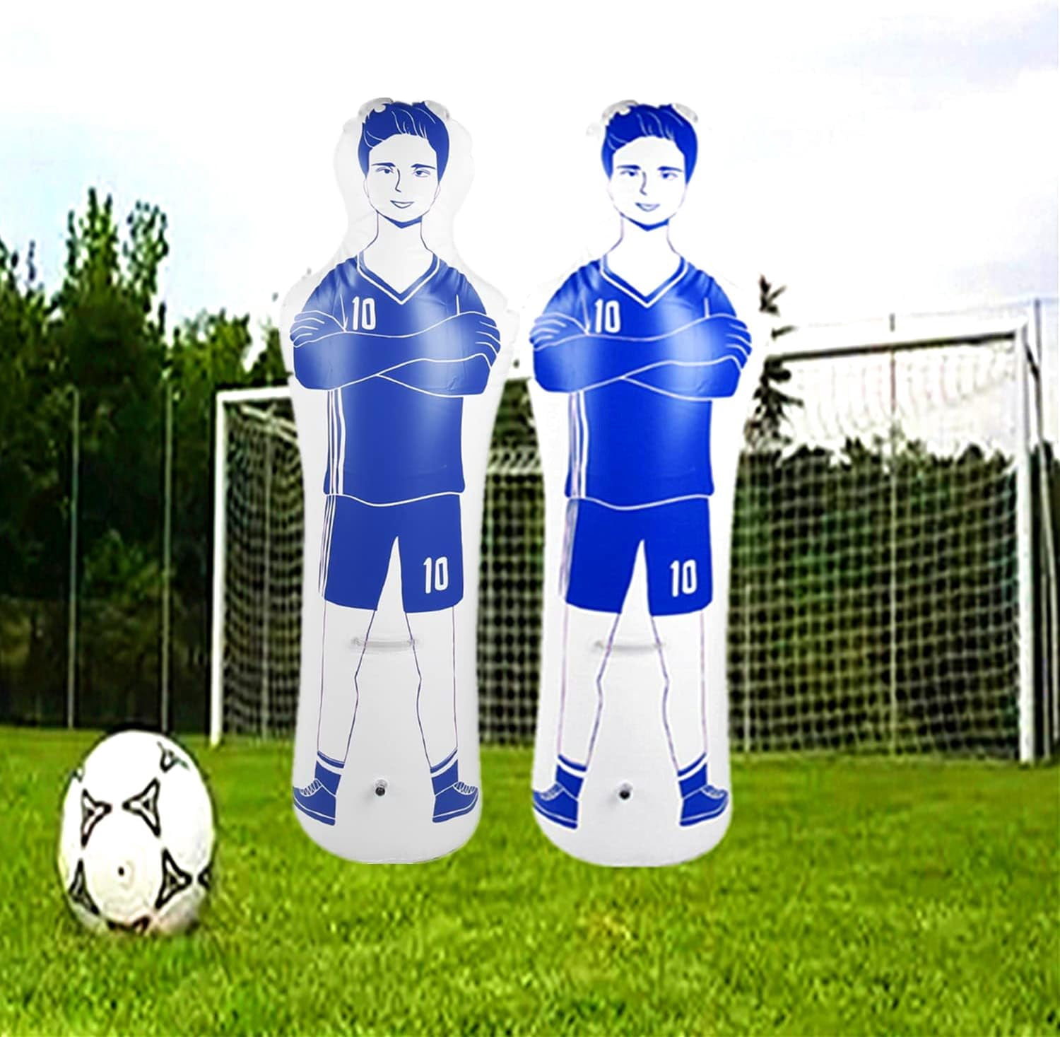 Inflatable Soccer Dummy Goalkeeper air mannequins Free Kick Defender ...